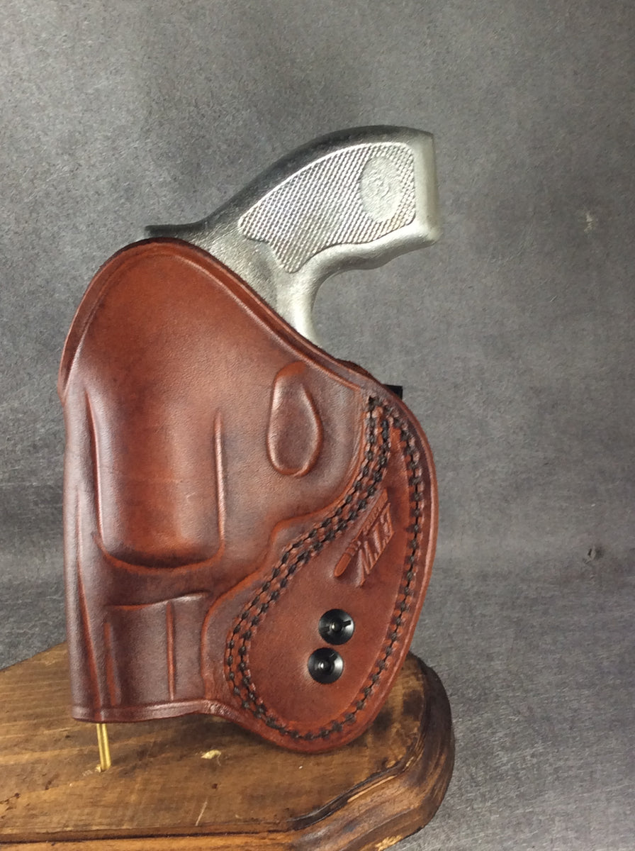Kimber K6s 2" IWB Concealed Tuckable Custom Leather Holster by ETW Hol ...