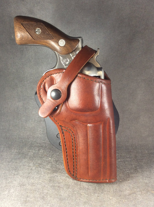 Colt Python OWB Custom Leather Paddle Holster – ETW Holsters